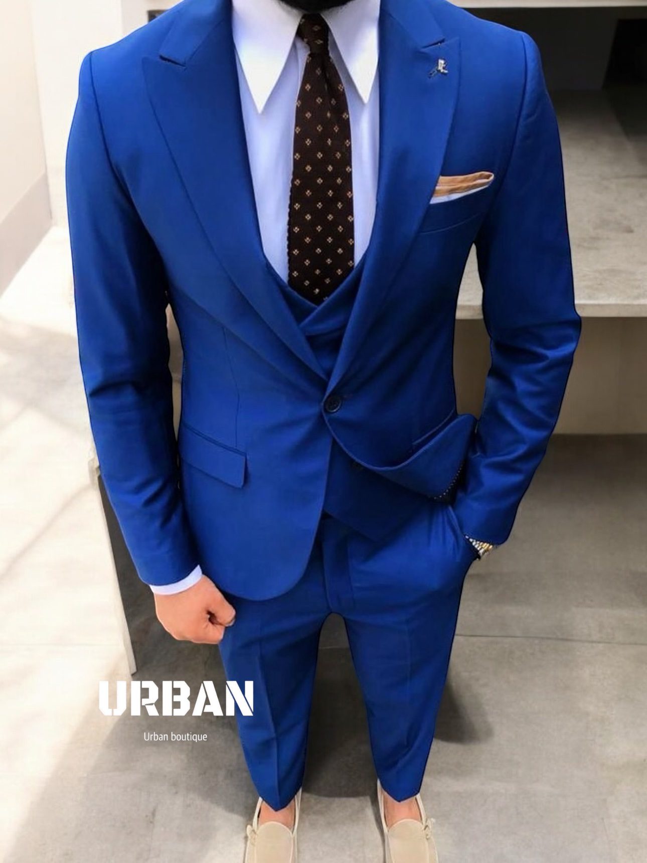 ROYAL BLUE SUIT SET – LUXURY EDITION - Urban Boutique